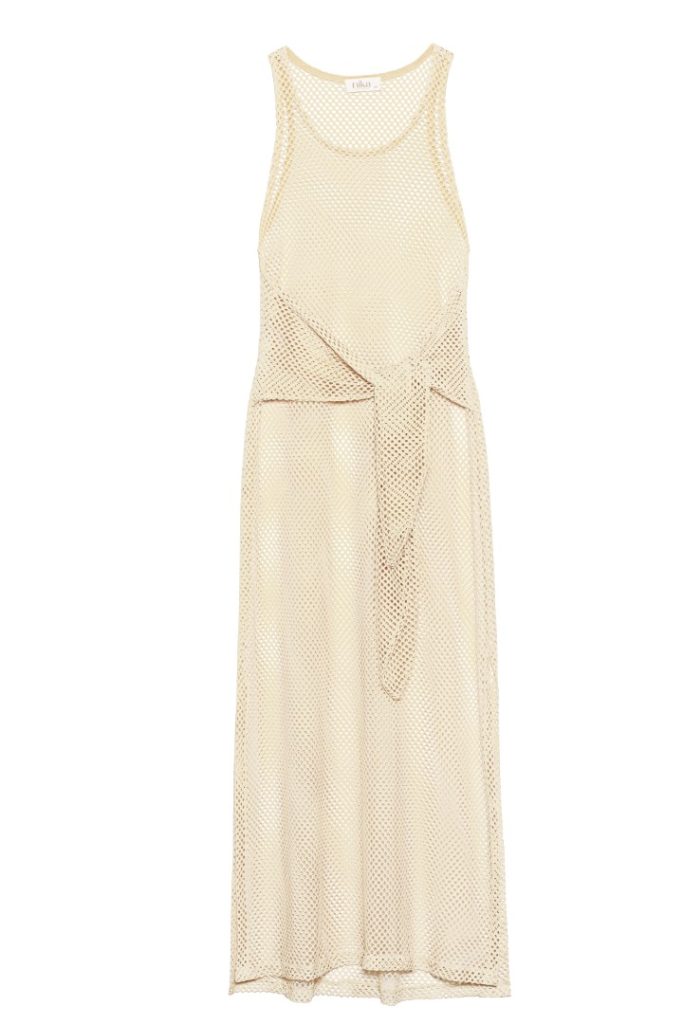 Barbados Mesh Dress Off White – Nika Resort Collection